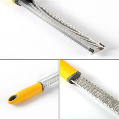 Stainless Steel Cheese Grater & Lemon Zester with Protect Co
