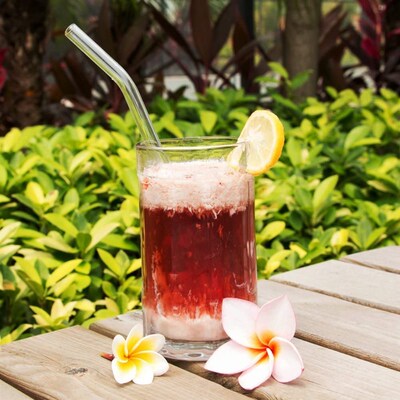 High Borosilicate Glass Straws Eco Friendly Reusable Drinkin