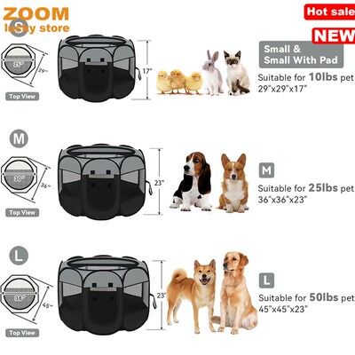 Dog Cat Playpen,Puppy Pet Playpen Indoor Dogs Tent cat cage
