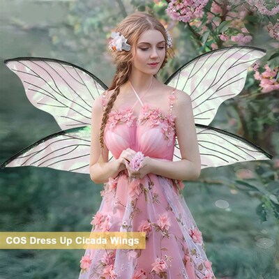 Butterfly Fairy Wings Costume Women Girls Princess Elf Angel