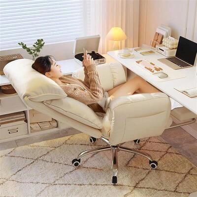 Executive Office Chair Reclinable Seat Fashion with Leg Rest