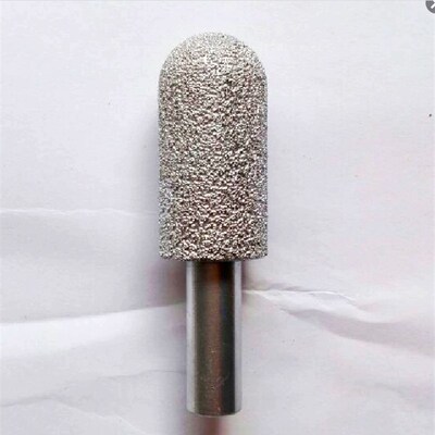 恒利钎焊石英石刀头5公分加长圆底刀后挡水圆弧刀头石材加工工具