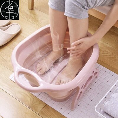 foldable collapsible foot tub massage soak barrels plastic