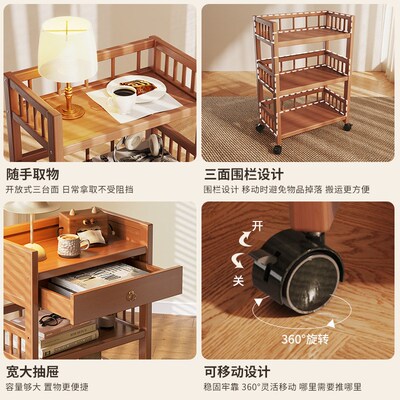 Kitchen multifunctional storage rack, home multi-layer stor