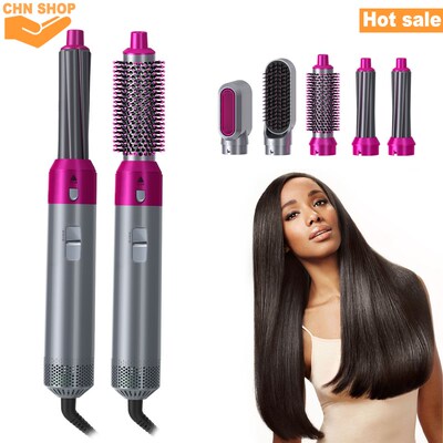 5IN1Wet/dry use curling iron Styling Hair Dryer Hot air comb