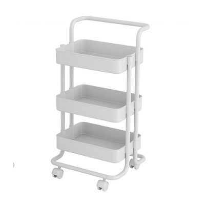 Trolley storage rack landing kitchen bathroom mobile snack