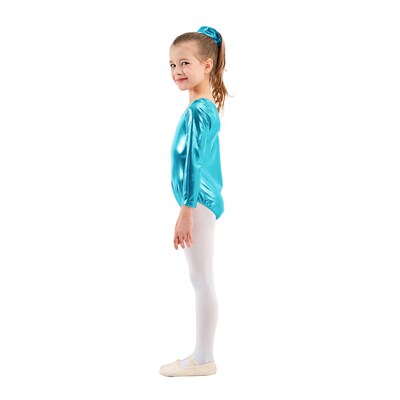 AOYLISEY Ballet DanceShinny Metallic Leotards for Girls Gymn