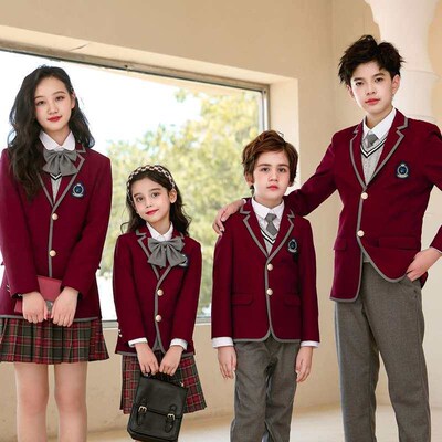 British Academy Style School Uniform Suit Suit Set Middle an