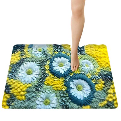 Entrance carpet, bathroom non slip foot mat, plush floor mat