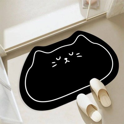 Thickened Soft Diatomaceous Earth Bathroom Absorbent Floor M