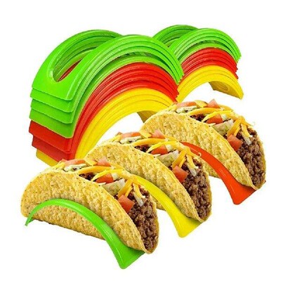 Portable Burrito Rack Tortilla Tray Taco Holder Food Tray