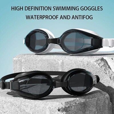 Adult swimming goggles with high-definition waterproof and a