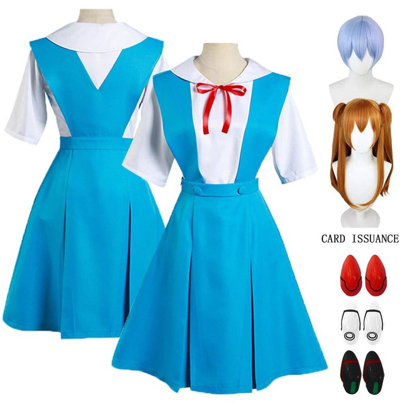 Rei Ayanami Cosplay Costume Asuka Langley Soryu Cosplay Girl