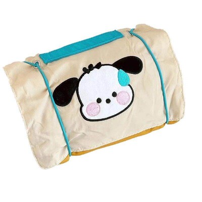Cute Foldable Cosmetic Bag for Women, Large Capacity, Portab