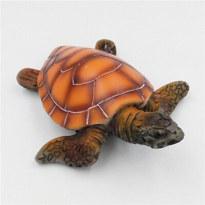 Stylish Aquarium Ornament Polyresin Turtle Tortoise Artifici