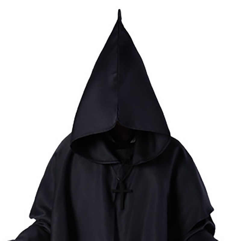 Jubah pendeta Friar Kristen abad pertengahan Halloween jubah