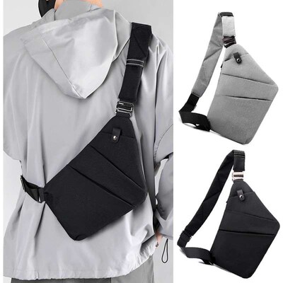 Anti-theft close-fitting gun bag chest bag mens new bag sto