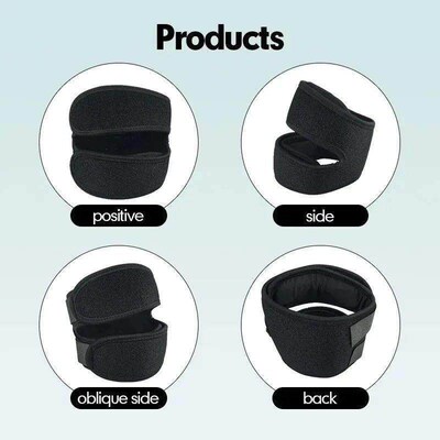 1PC Pressurized Knee Wrap Sleeve Support Bandage Pad Elastic