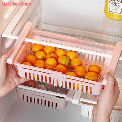 Fridge Organizer Storage Box Refrigerator Drawer Plastic Sto