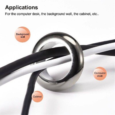 Uxcell Desk Grommet 30mm for Organizing and Protecting Cord