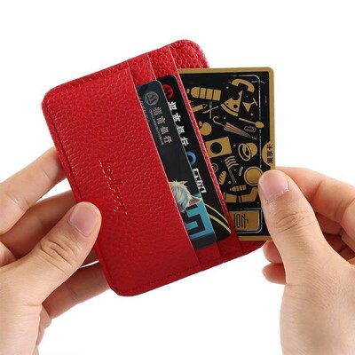 Purse Business Slim Money Pocket Case Multicard Card Holder