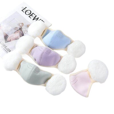 Childrens Warmth-Specific Mask with Ear Covers, Suitable fo