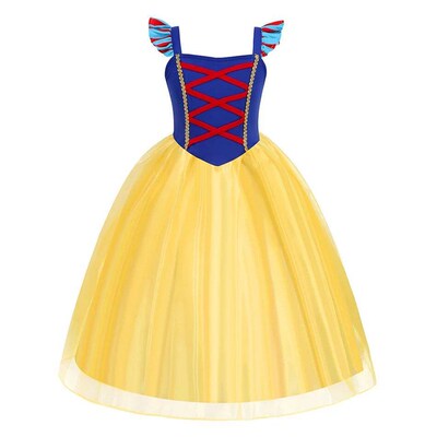Inspired from Snow White Girls Fancy Maxi Dress Summer Cloth