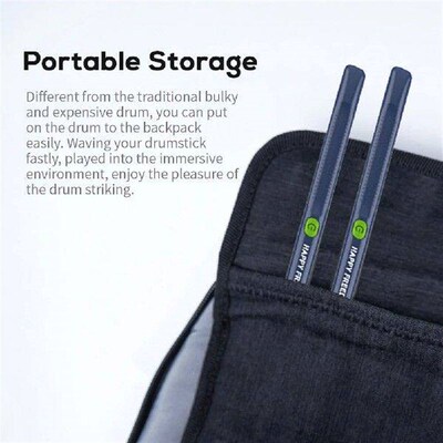 Electronic Virtual Air Drum Drumsticks Pedals Professional