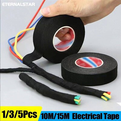 1/3/5Pcs Electrical Tape Heat Resistant Harness Tape Adhesiv