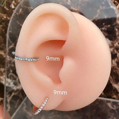 Fashion Zircon Nose Rings for Women Piercing Body Jewelry