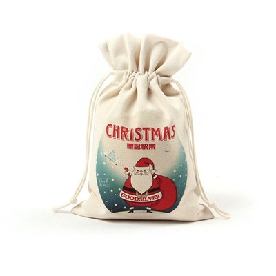 2024 New Year Christmas Candy Bag Santa Claus Drawstring