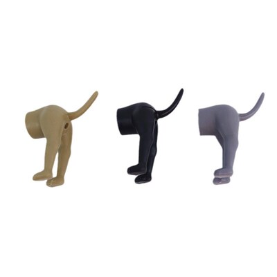 Pooping Dog Butt Toothpaste Topper便便狗牙膏礼帽创意挤牙膏器