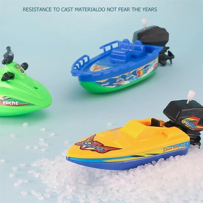 1Pc Kids Speed Boat Ship Wind Up Toy Bath Toys Shower Toys F