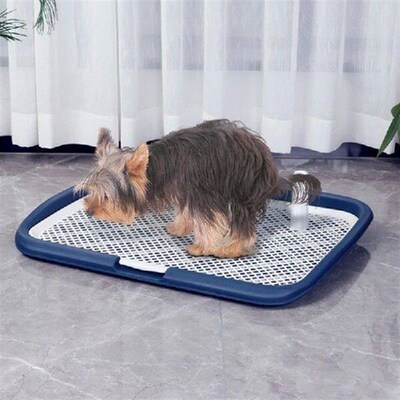 Large Detachable Pet Dog Toilet With Column Dog Pee Fence