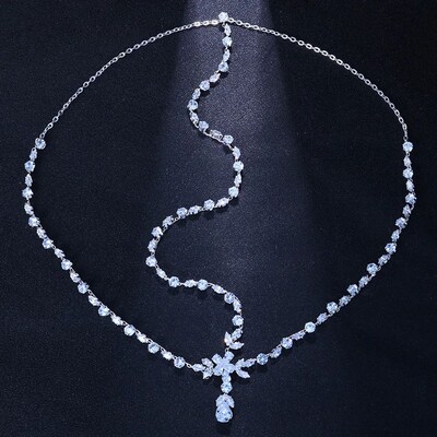 Stonefans Boho Bridal Wedding Head Chain Exquisite Cubic Zir