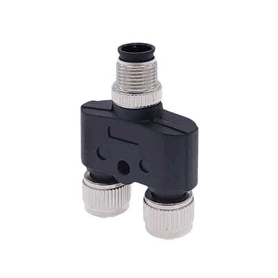 1pcs Waterproof aviation connector M12  male to female plug