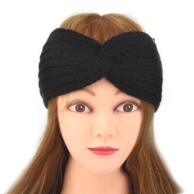WintEr Ear WarmEr HEadband WomEn FasHion Elastic Wool KnittE