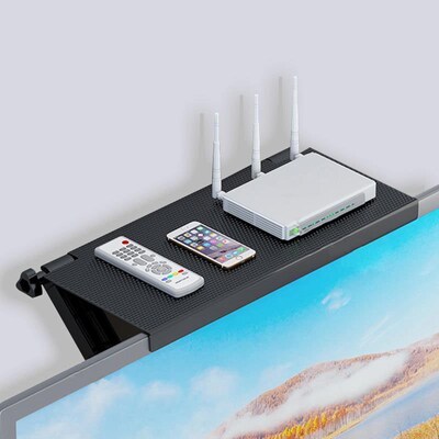 1PC Adjustable TV Screen Top Storage Shelf Rack Holder Compu
