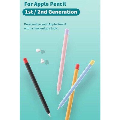 Stylus ver Silicone Pen Case For  Pencil 1 2 Color Matching