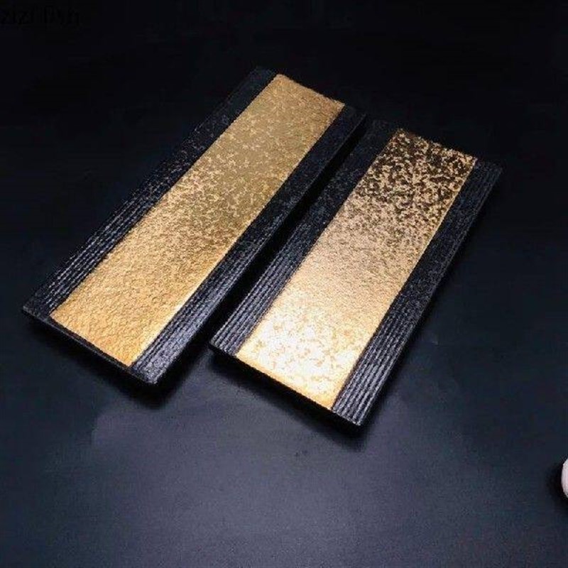Rectangular Ceramic Dining Plate Long Strip Sushi Plates