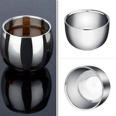 Double Layer Shave Soap Bowl Thicken Durable Children Cup