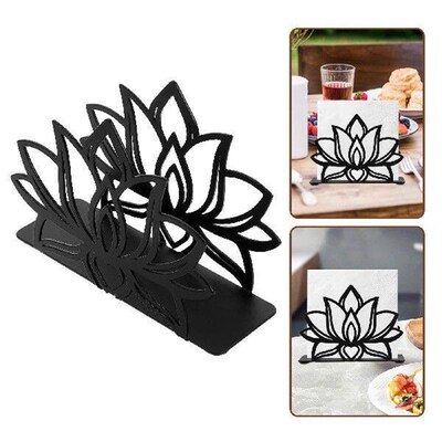 Napkin Holder Lotus Holders for Kitchen Dining Table Tissue