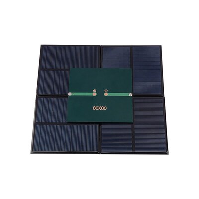 5PCS 6V 120mA 80*80mm Solar Panels Polycrystalline Silicon S