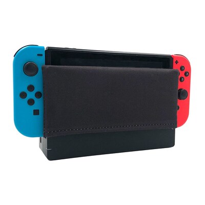 Nintend Switch Dock Cover Sleeve Black Dock Sock Decal Soft