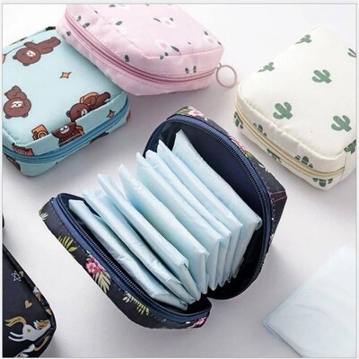 Women Girl Tampon Storage Bag Cometic Bag Organizer Bag Orga
