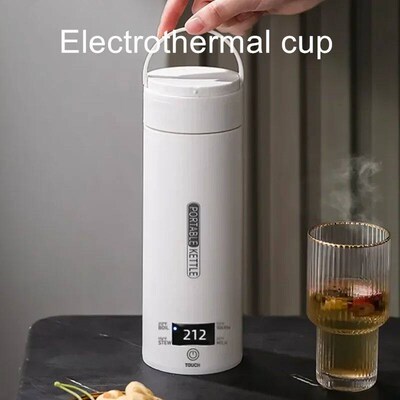 500ML Electric Kettles Portable Tea Coffee Kettle Travel Boi