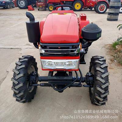 家用小HX-TLJ00型大棚果园拖拉机 四轮犁拉地轮拖式机 多功能开沟