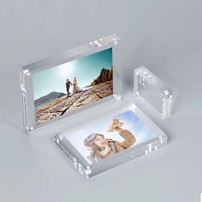 Acrylic photo frame double-sided transparent display frame m