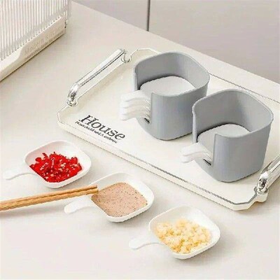 7pcs/set Sauce Dish Food Sauce Dish Dipping Dish SetSnack