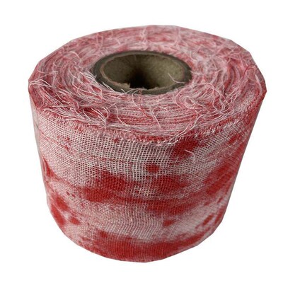 Halloween costume makeup Bloody bandages Scary decor haunted